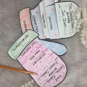 Winter Nonfiction & Fiction Reading Book Report Elementary Templates - Etsy