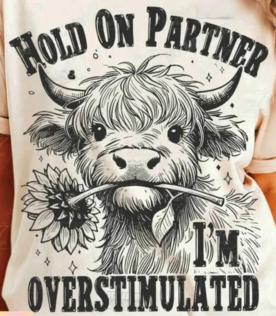 Hold on Partner I'm Overstimulated - Etsy