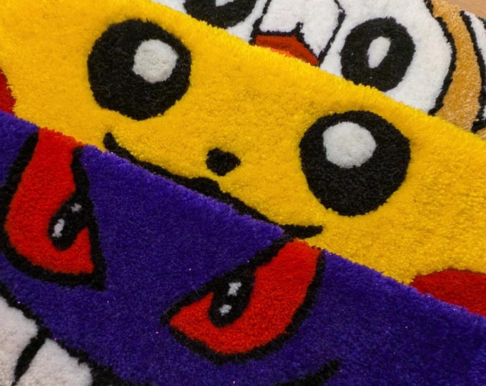 Custom Tufted Pokémon Keyboard Rug/pad | Home Decor | Gaming Rug - Etsy