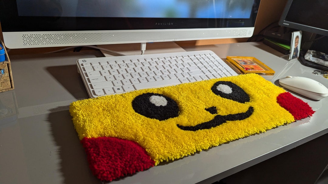 Custom Tufted Pokémon Keyboard Rug/pad - Etsy