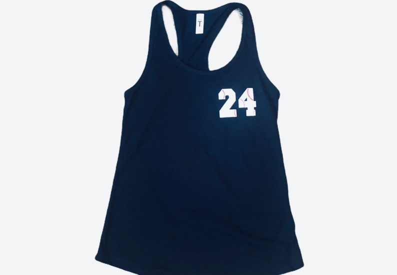 Personalized Baseball Chest Number on Tank Personalized - Etsy