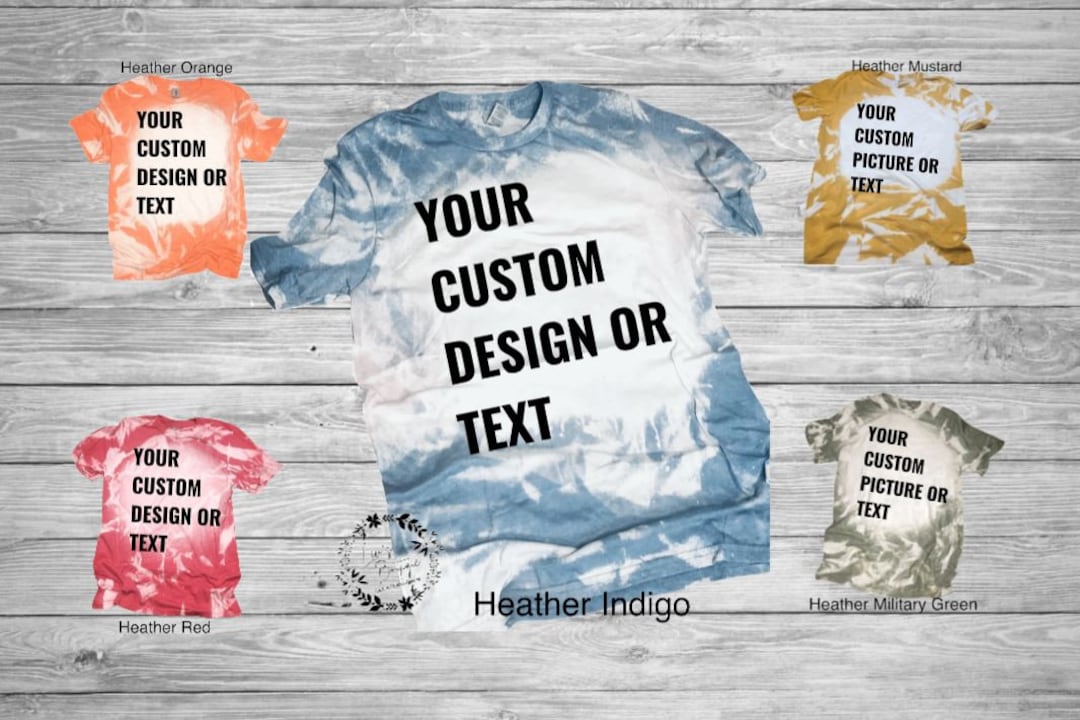 Custom Bleach Shirt, Make Your Own T-shirt, Create Your Own T-shirt ...