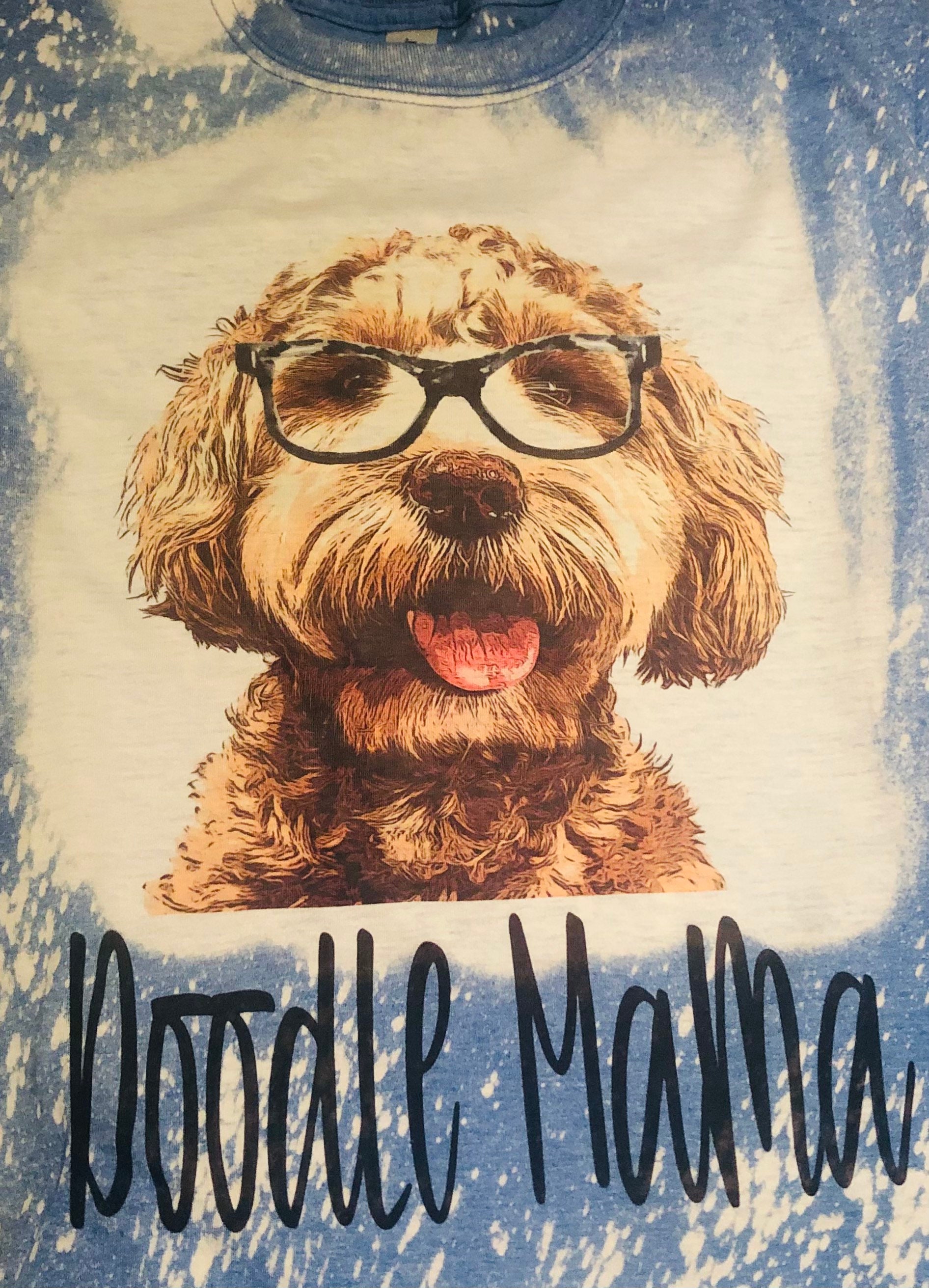 Doodle Mama Shirt Golden Doodle Mama Crew Doodle Bleached | Etsy