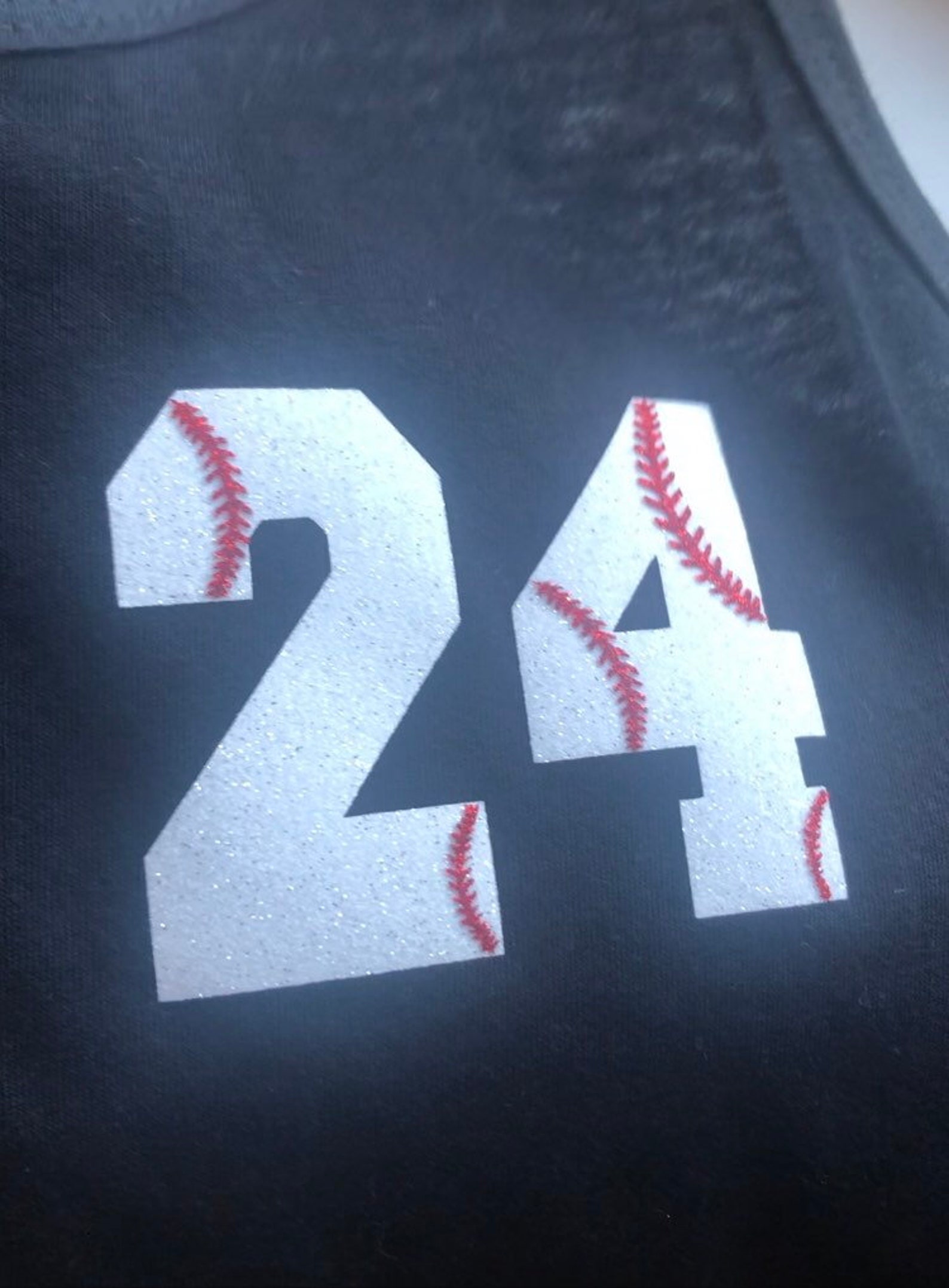 Personalized Baseball Chest Number on Tank Personalized - Etsy