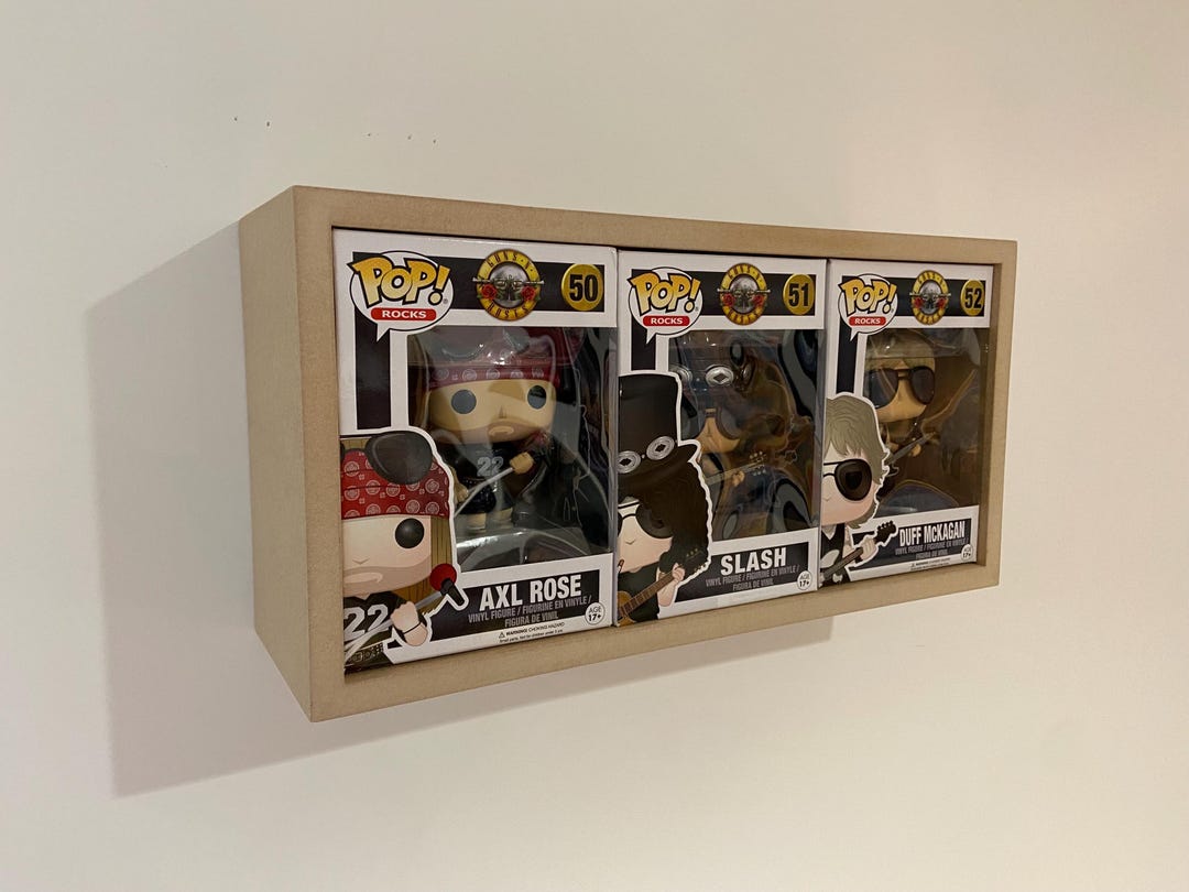Funko Pop Wall Display Shelf: MDF Storage for 3 Boxed Figures - Etsy