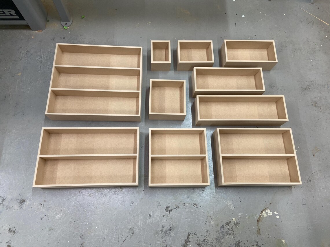 10 Funko Pop Wall Display Shelf Unit, MDF Storage for Boxed Funko Pops ...