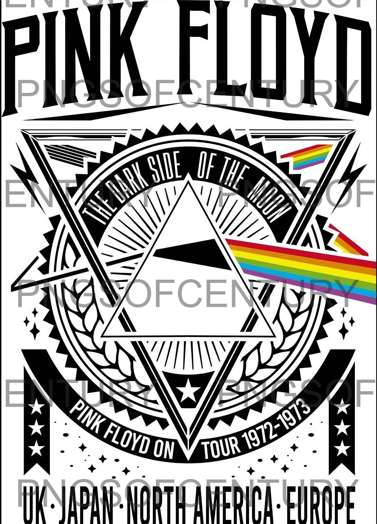 Pink Floyd PNG L Pink Floyd Arts L Pink Floyd Retro PNG L Retro L Pink ...