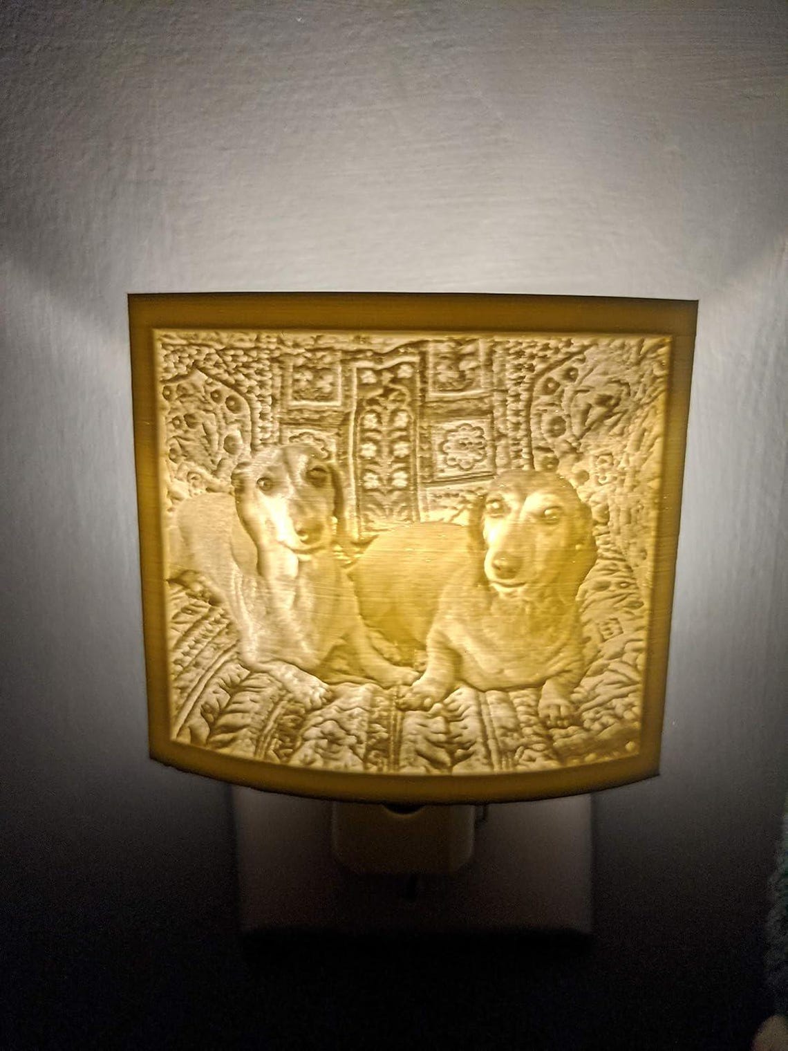 Personalized 3D Lithophane Night Light - Custom Photo Lamp | Unique ...