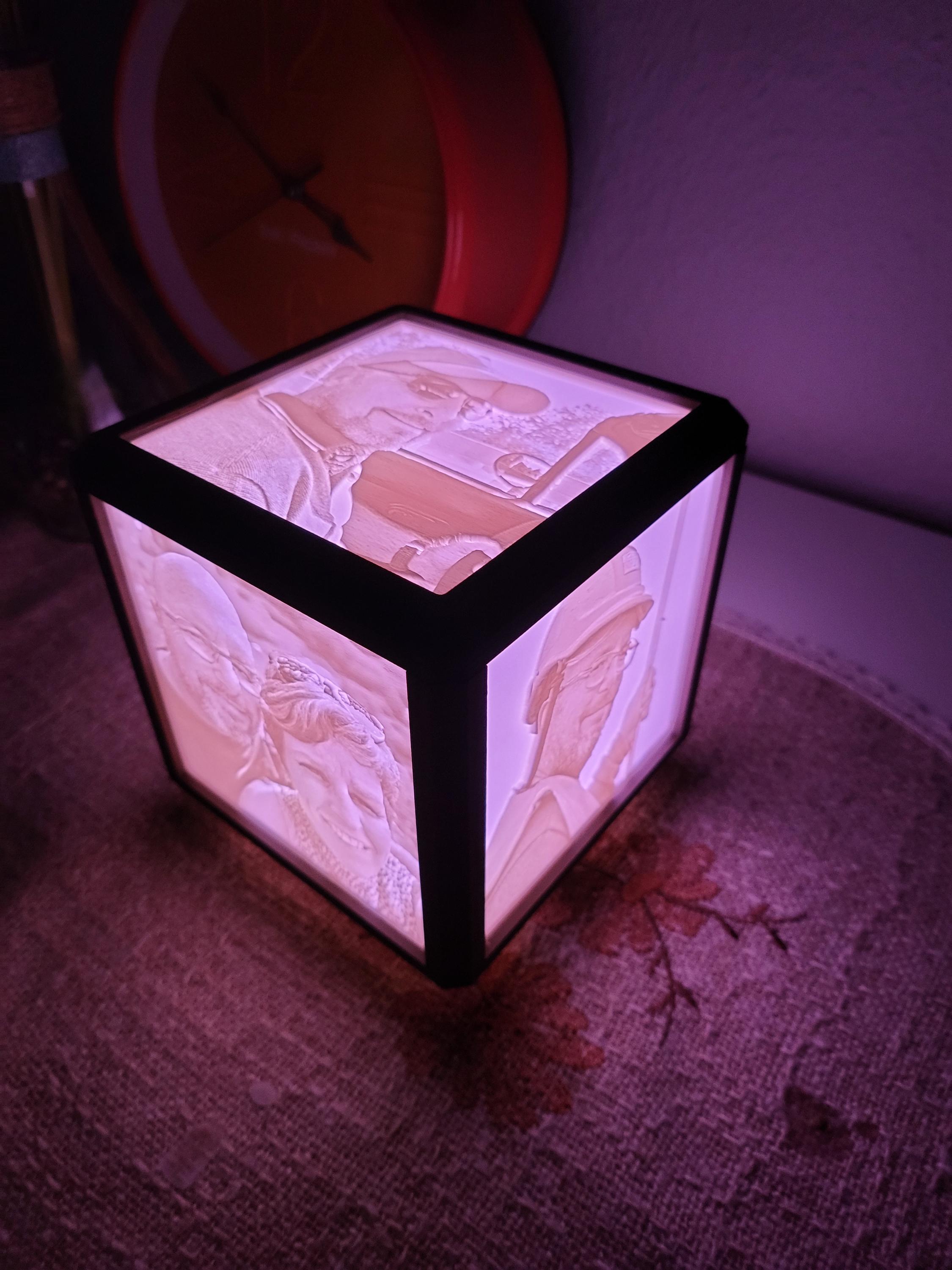 Personalized 3D Lithophane Night Light - Custom Photo Lamp | Unique ...