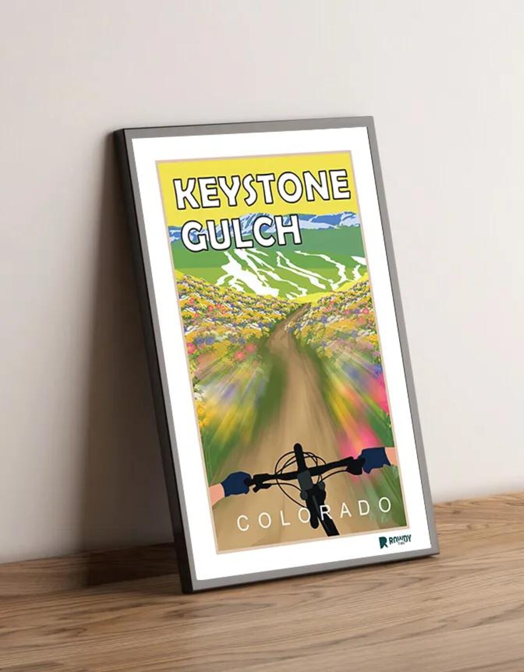 Keystone Gulch Mountain Bike Trail Poster - Etsy