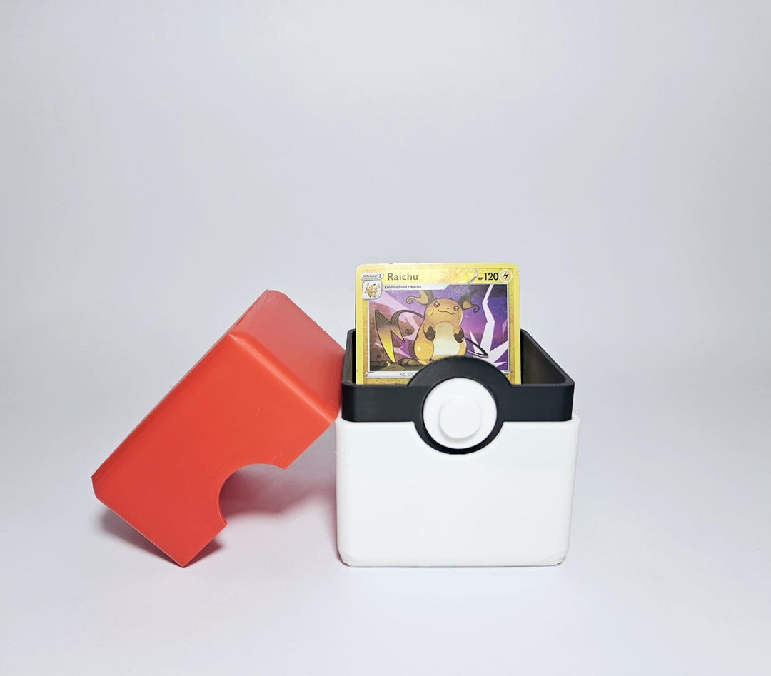 Pokeball Card Box - Etsy