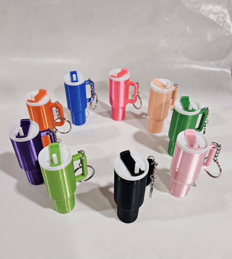 Mini Stanley Tumbler Keychain, Chapstick Holder, Accessory, Gift - Etsy