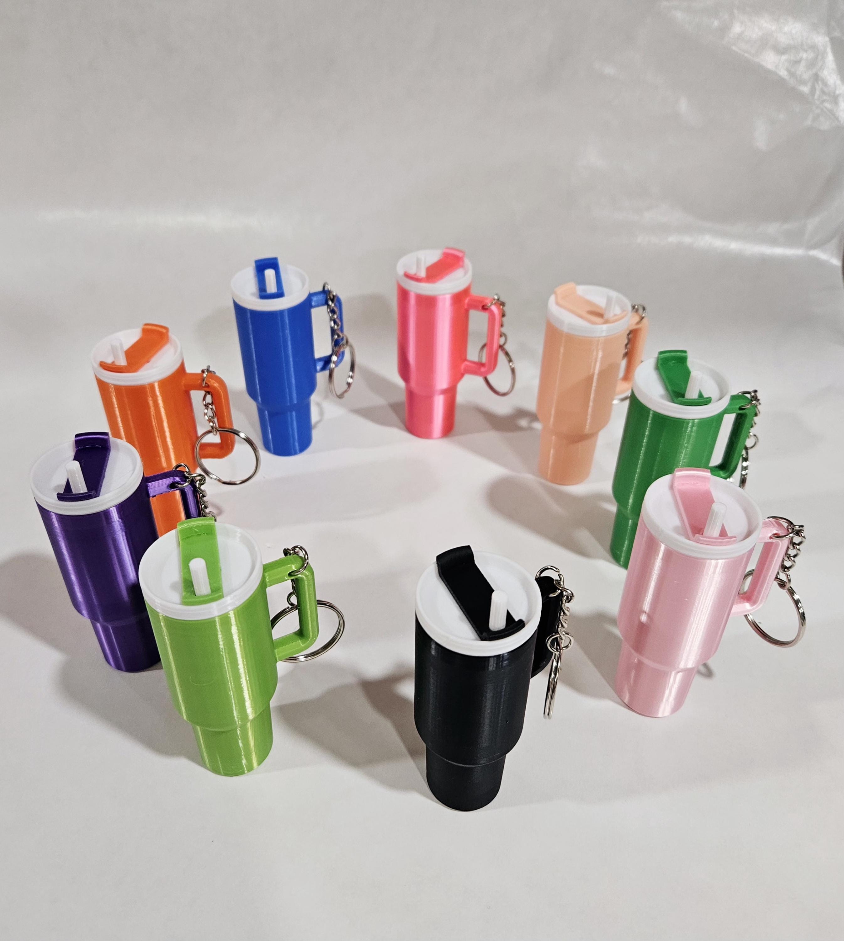 Mini Stanley Tumbler Keychain, Chapstick Holder, Accessory, Gift - Etsy