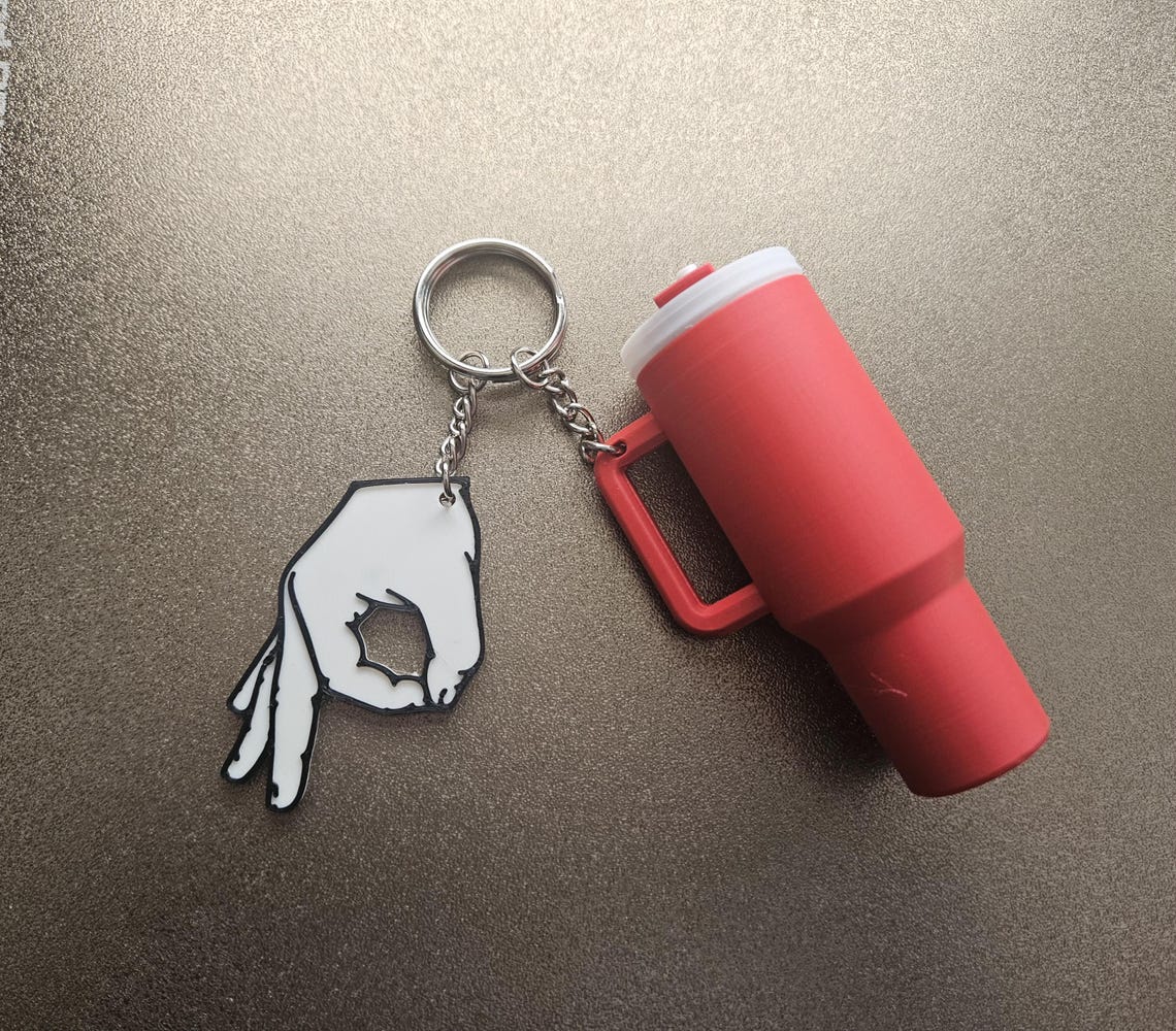 Gotcha Circle Game Keychain - Etsy