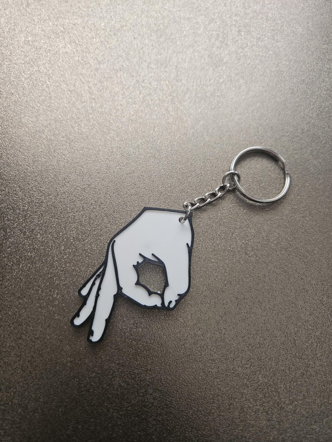 Gotcha Circle Game Keychain - Etsy