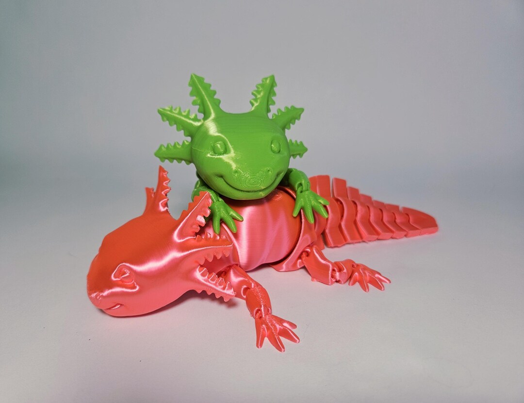 Articulating Flexible Axolotl Toy - Etsy