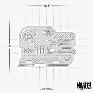 Tech Maker #1 - Reusable Airbrush Stencil Template - Etsy