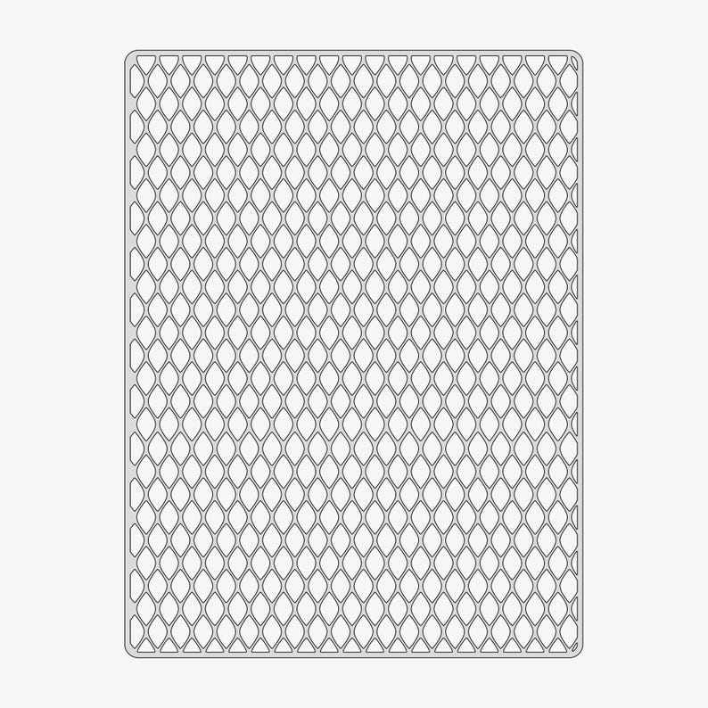 Fish Scales #2 - Reusable Airbrush Stencil Template - Etsy