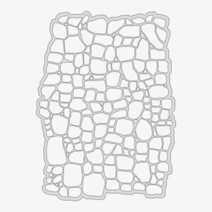 Cobblestones - Reusable Airbrush Stencil Template - Etsy