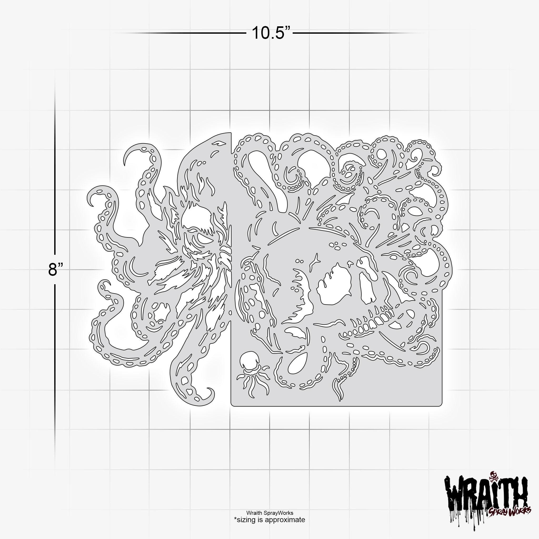 Dead Cthulhu - Reusable Airbrush Stencil Template - Etsy