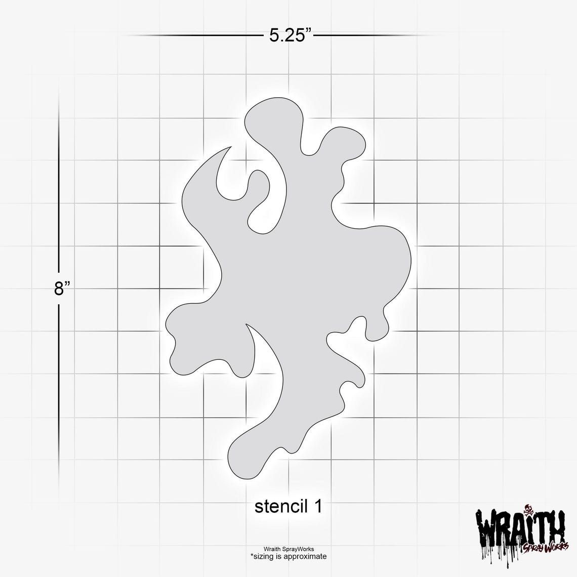 Real Fire Set - Reusable Airbrush Stencil Template - Etsy