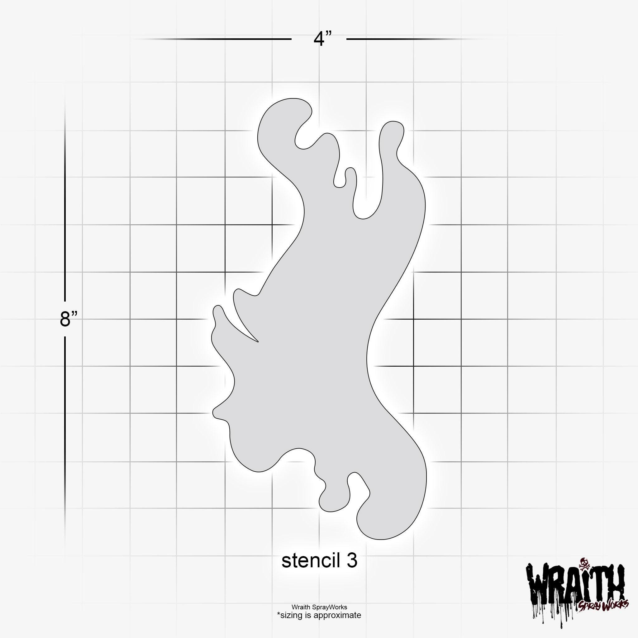 Real Fire Set - Reusable Airbrush Stencil Template - Etsy