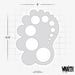Circle Freehand Shield - Reusable Airbrush Stencil Template - Etsy