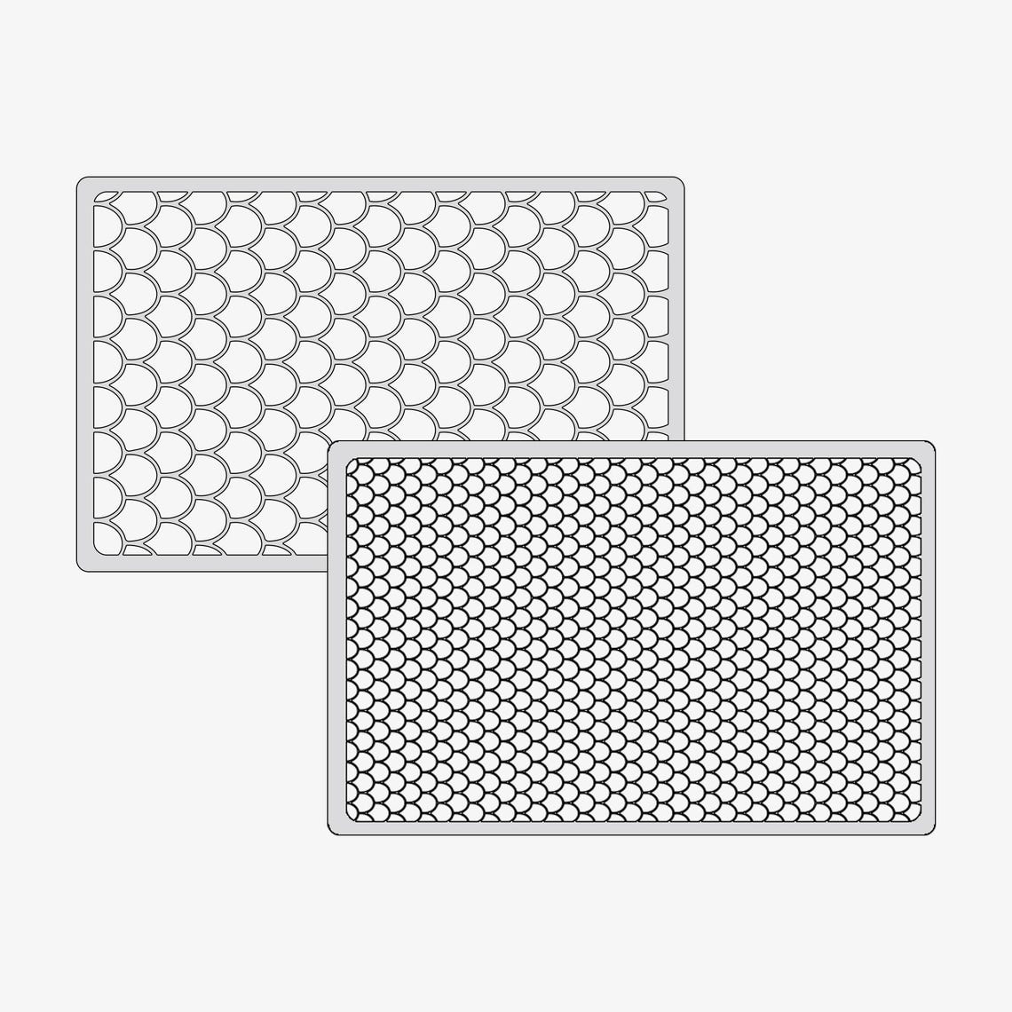 Fish Scales #4 - Reusable Airbrush Stencil Template - Etsy