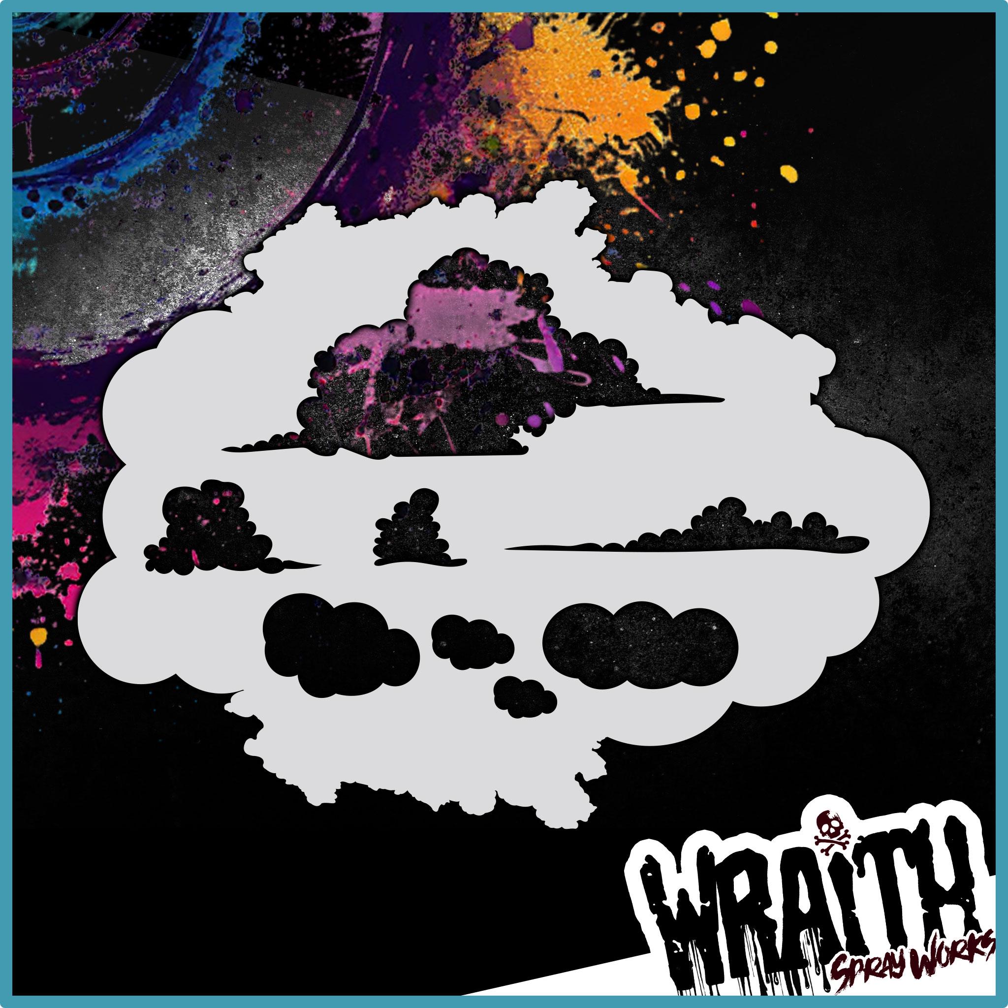 Cloud Kit - Reusable Airbrush Stencil Template - Etsy