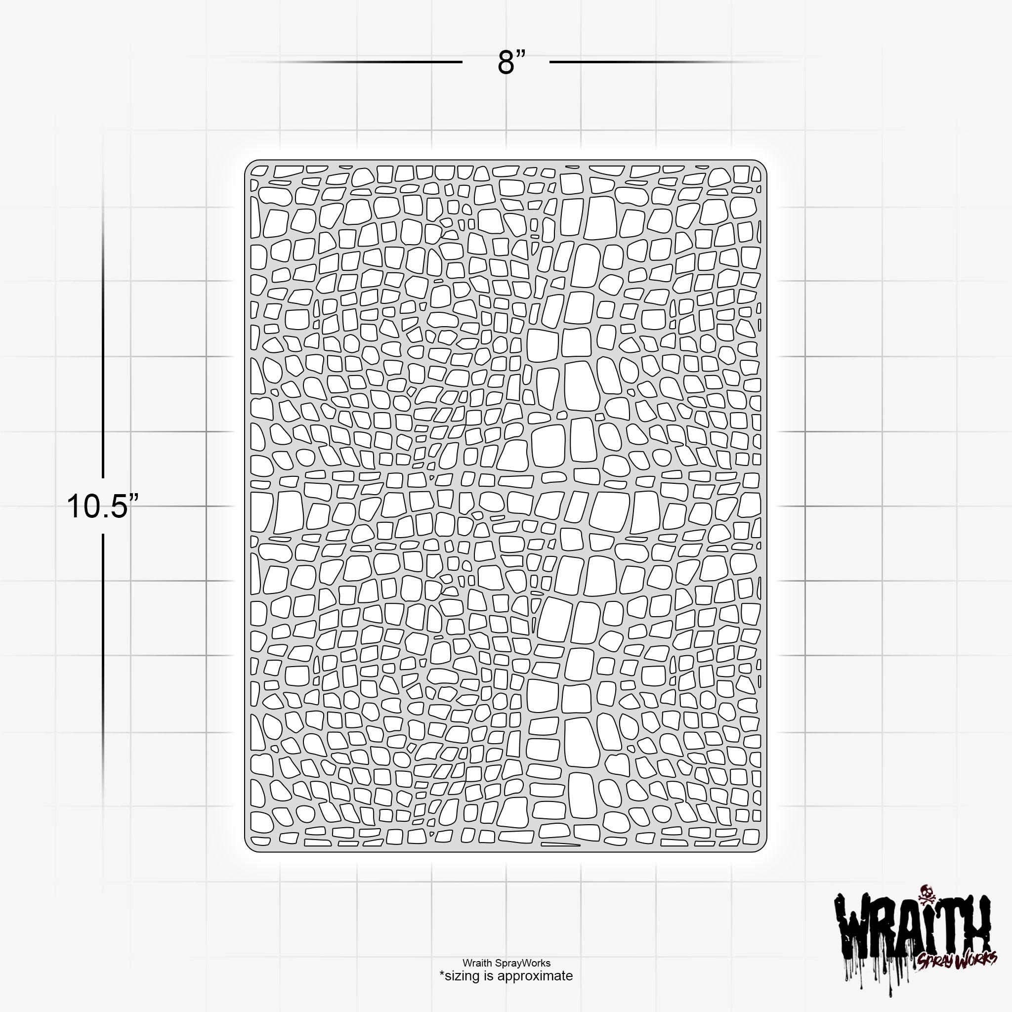 Snake Skin #2 - Reusable Airbrush Stencil Template - Etsy