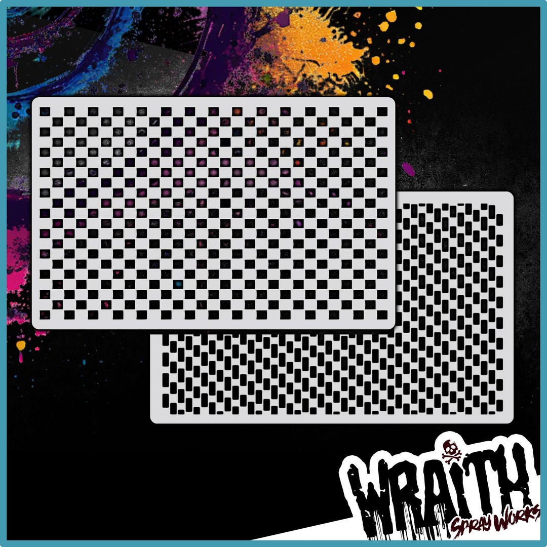 Carbon Fiber Set - Reusable Airbrush Stencil Template - Etsy