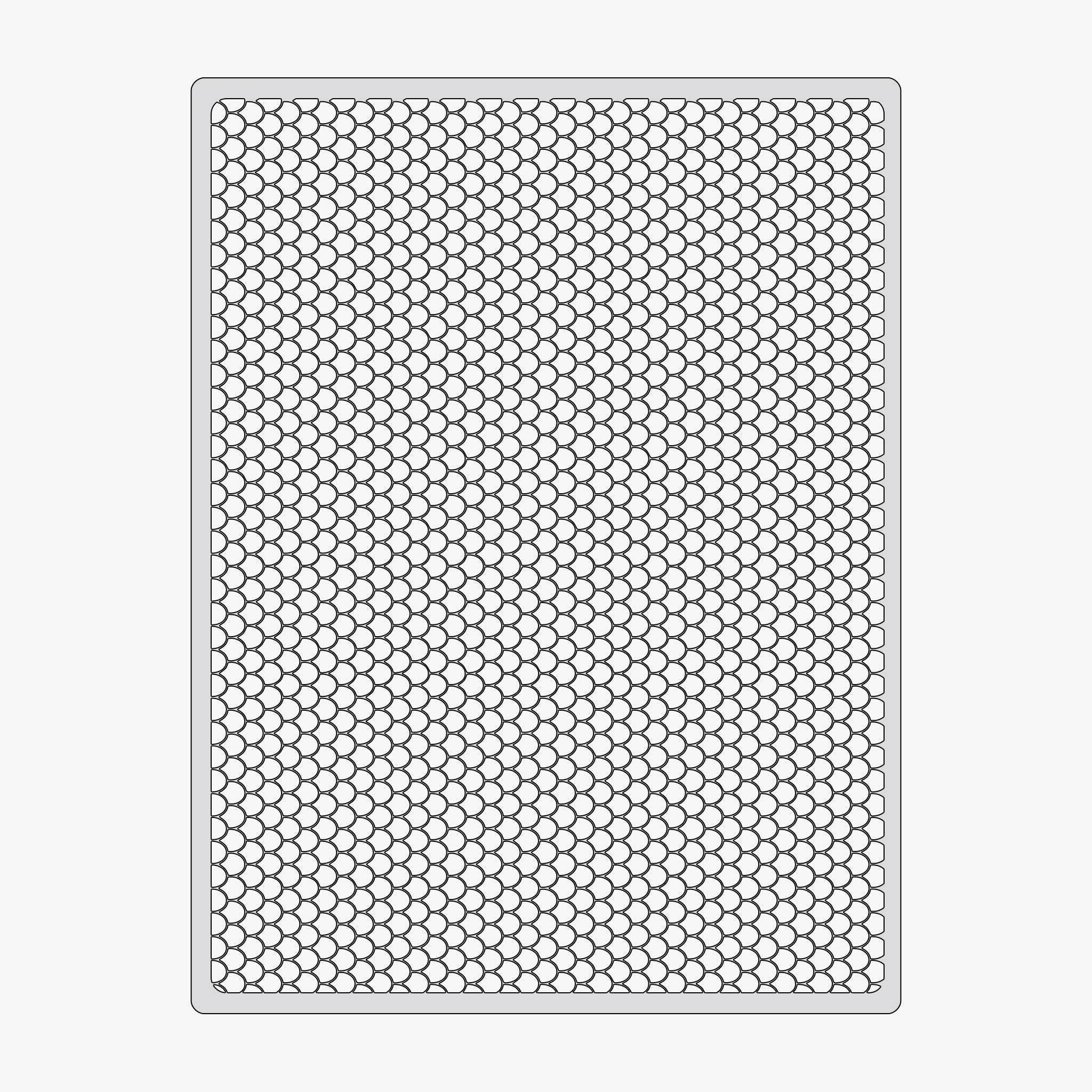 Fish Scales #3 - Reusable Airbrush Stencil Template - Etsy
