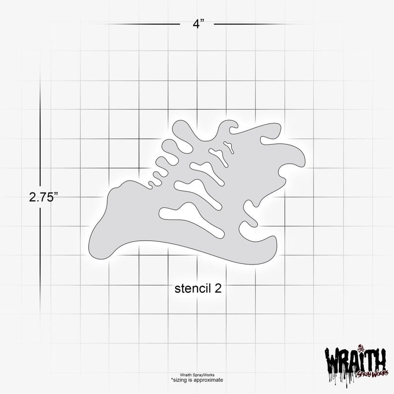 Mini Freehand Set - Reusable Airbrush Stencil Template - Etsy