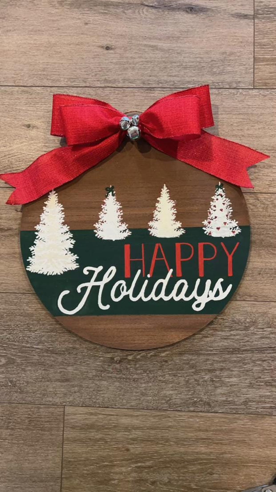 Welcome Holiday Door Sign - Etsy