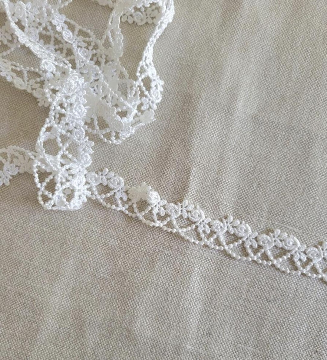 Mini Rose Polyester Lace Trim | Elegant Floral Design - Etsy