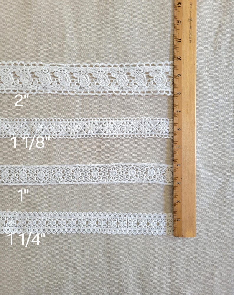 Cotton Lace Flower Pattern - Daisy, Rose - Etsy