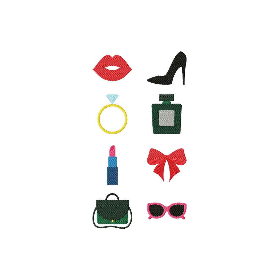 NYC Girl Mini Classy Chic Icons Stitch Collection Embroidery Designs ...