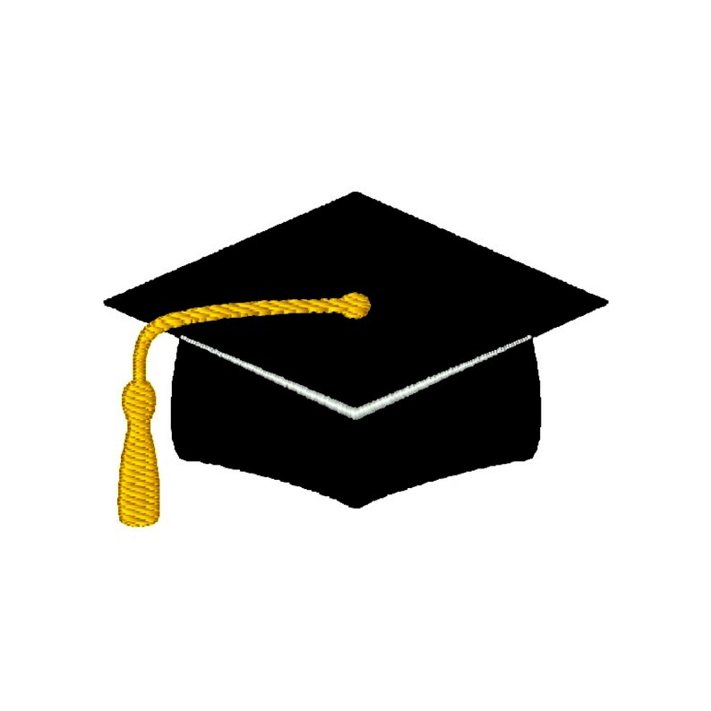 Graduation Cap Embroidery Design, 9 Sizes, Graduation Hat Mini Fill ...