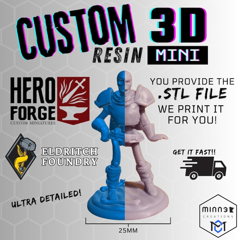 Hero Forge Custom Miniatures - Etsy