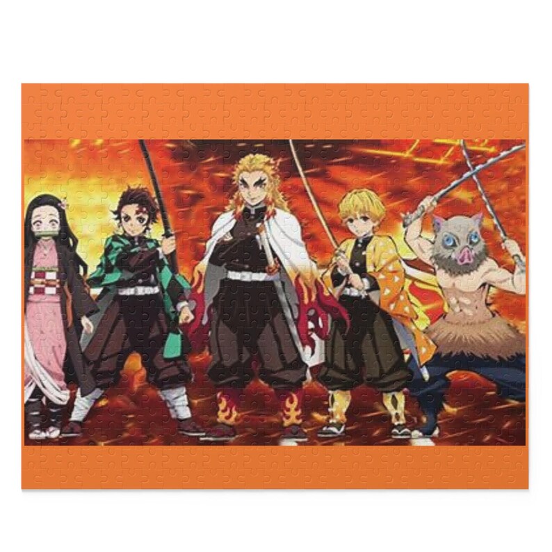 Anime Puzzle Demon Slayer 500-piece, Fun Gift for Fans, Family Game ...