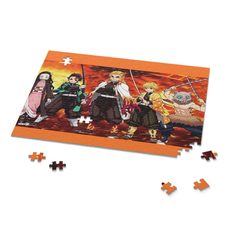 Anime Puzzle Demon Slayer 500-piece, Fun Gift for Fans, Family Game ...