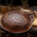 Leather Medieval Costrel / Gourd / Waterbottle (celtic Knot) - Etsy