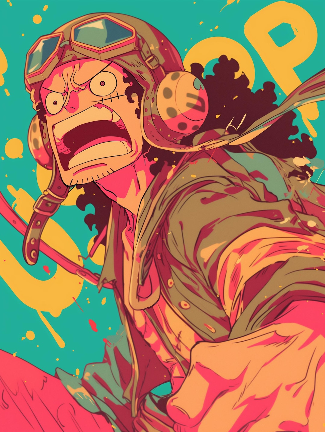 Usopp Anime Poster Premium Anime Wall Art | Otaku Room Decor | Perfect ...
