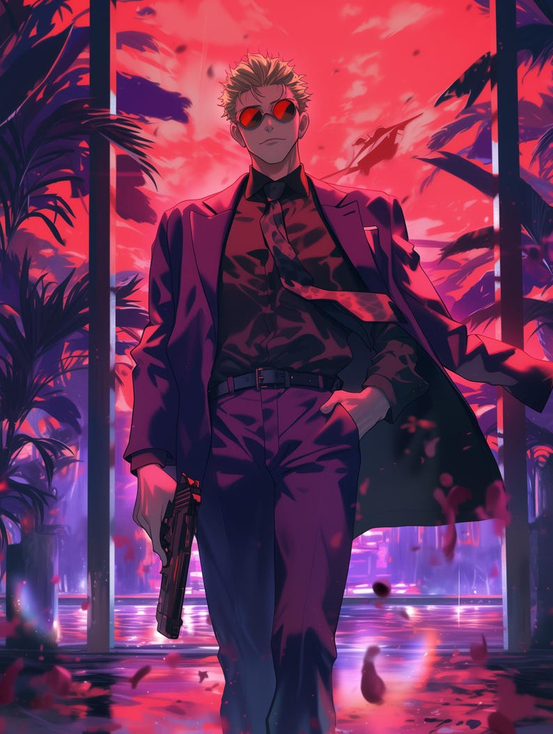 Nanami Kento Anime Poster | Jujutsu Kaisen Wall Art | Premium Quality ...