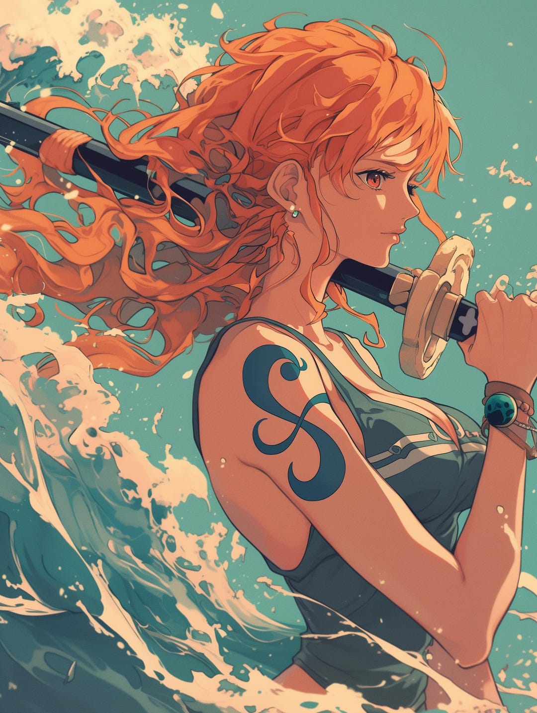 Nami Anime Poster Premium Anime Wall Art | Otaku Room Decor | Perfect ...