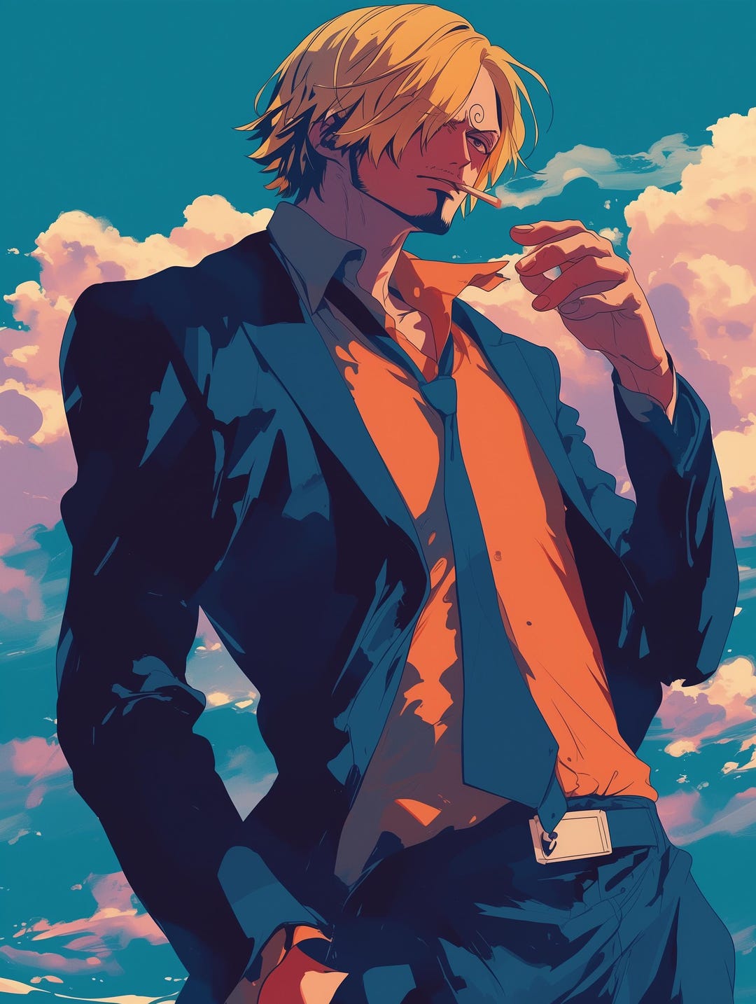 Sanji Anime Poster Premium Anime Wall Art | Otaku Room Decor | Perfect ...