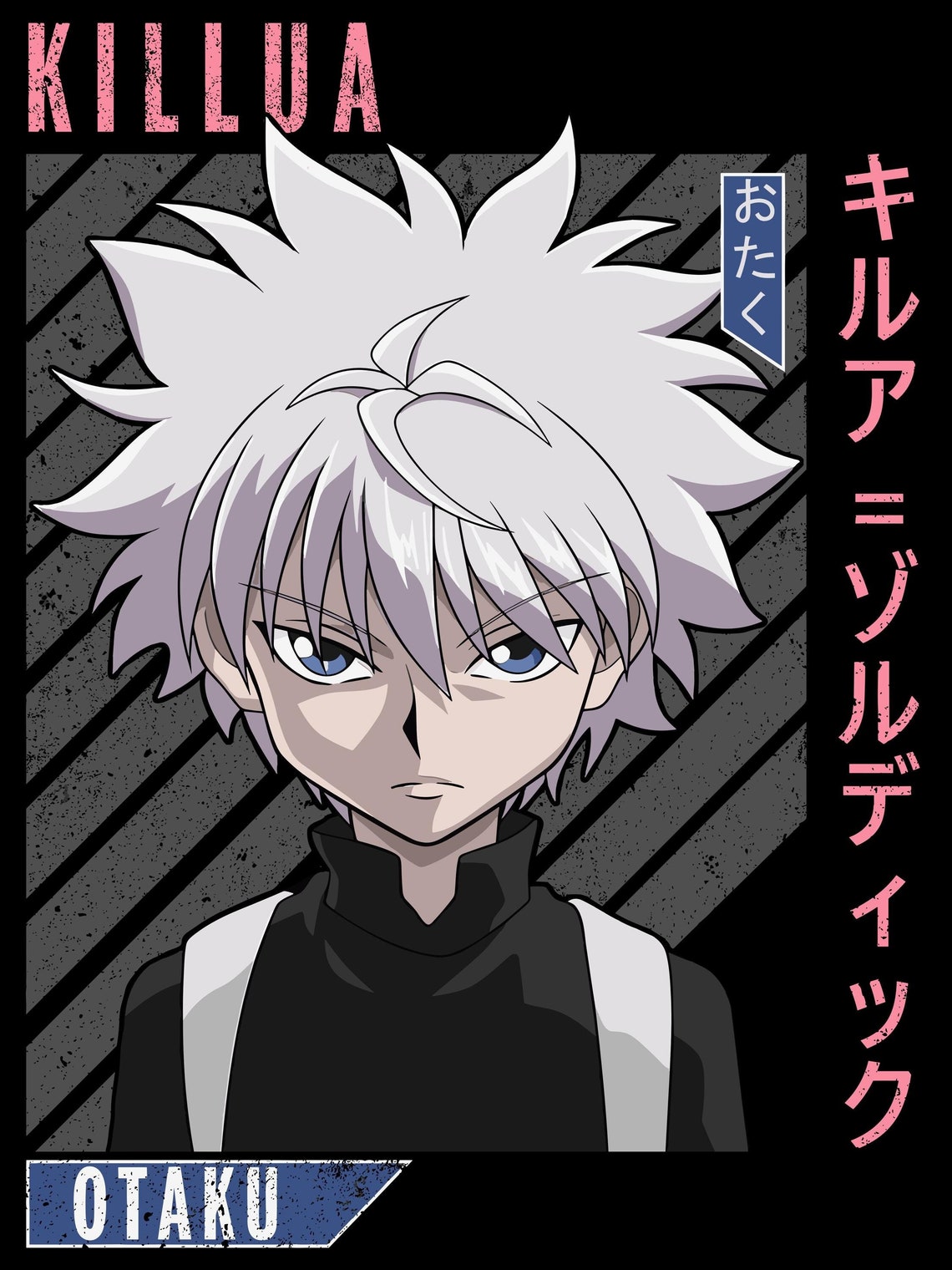 Killua Zoldyck Anime Poster | Hunter X Hunter Wall Art | Premium ...