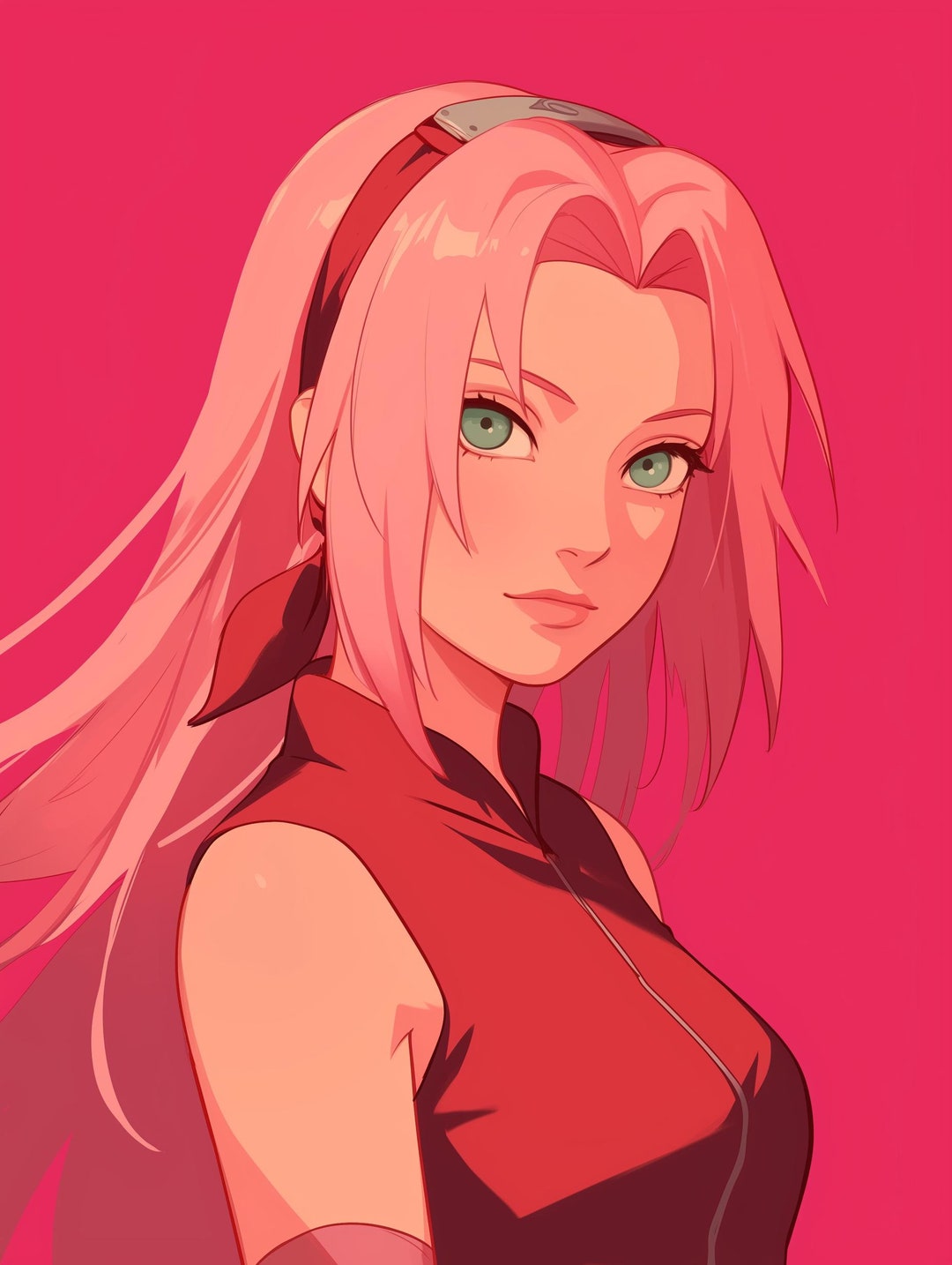 Vibrant Sakura Anime Poster | Stunning Wall Art for Anime Fans - Etsy