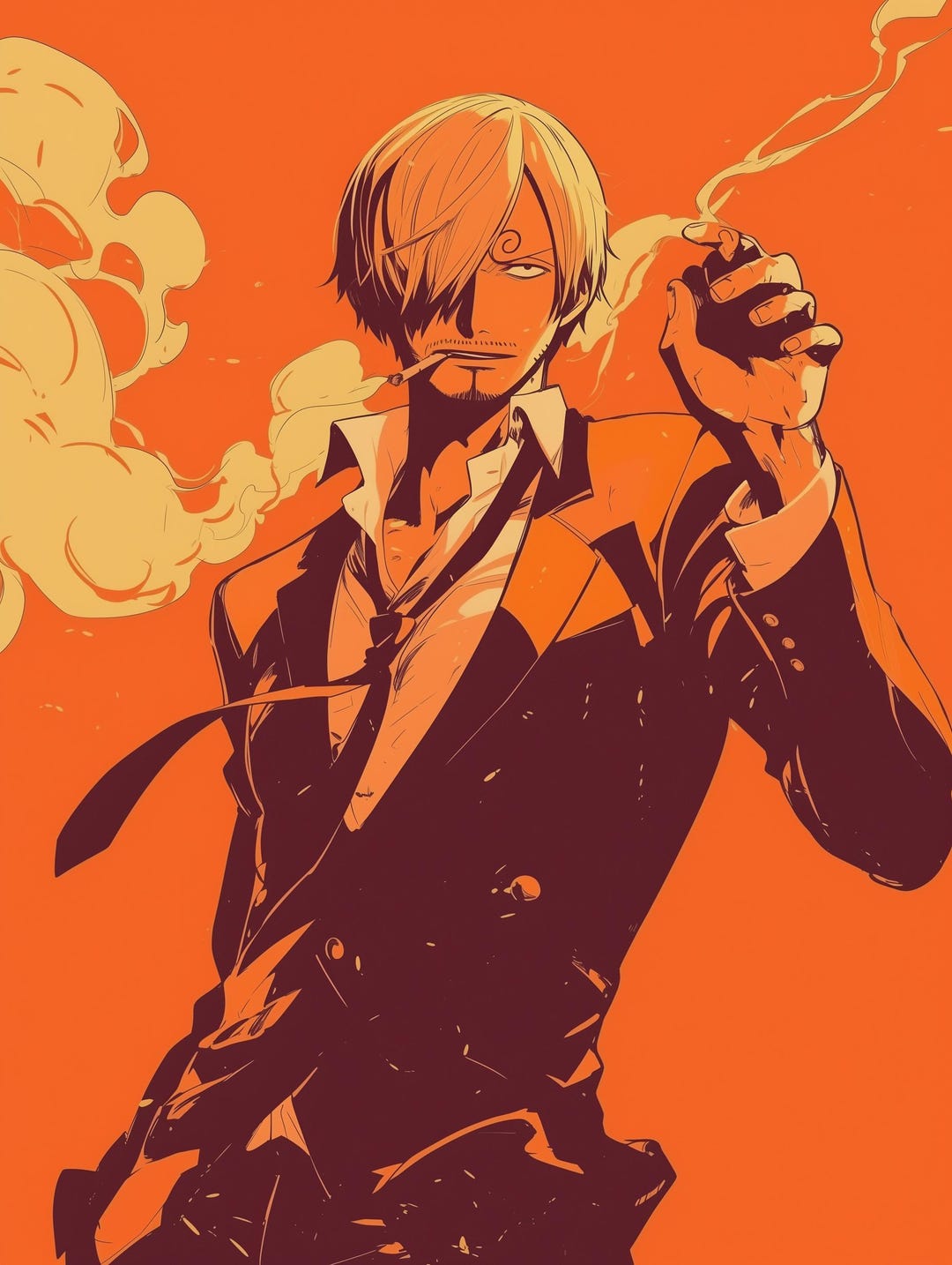 Sanji Anime Poster Premium Anime Wall Art | Otaku Room Decor | Perfect ...