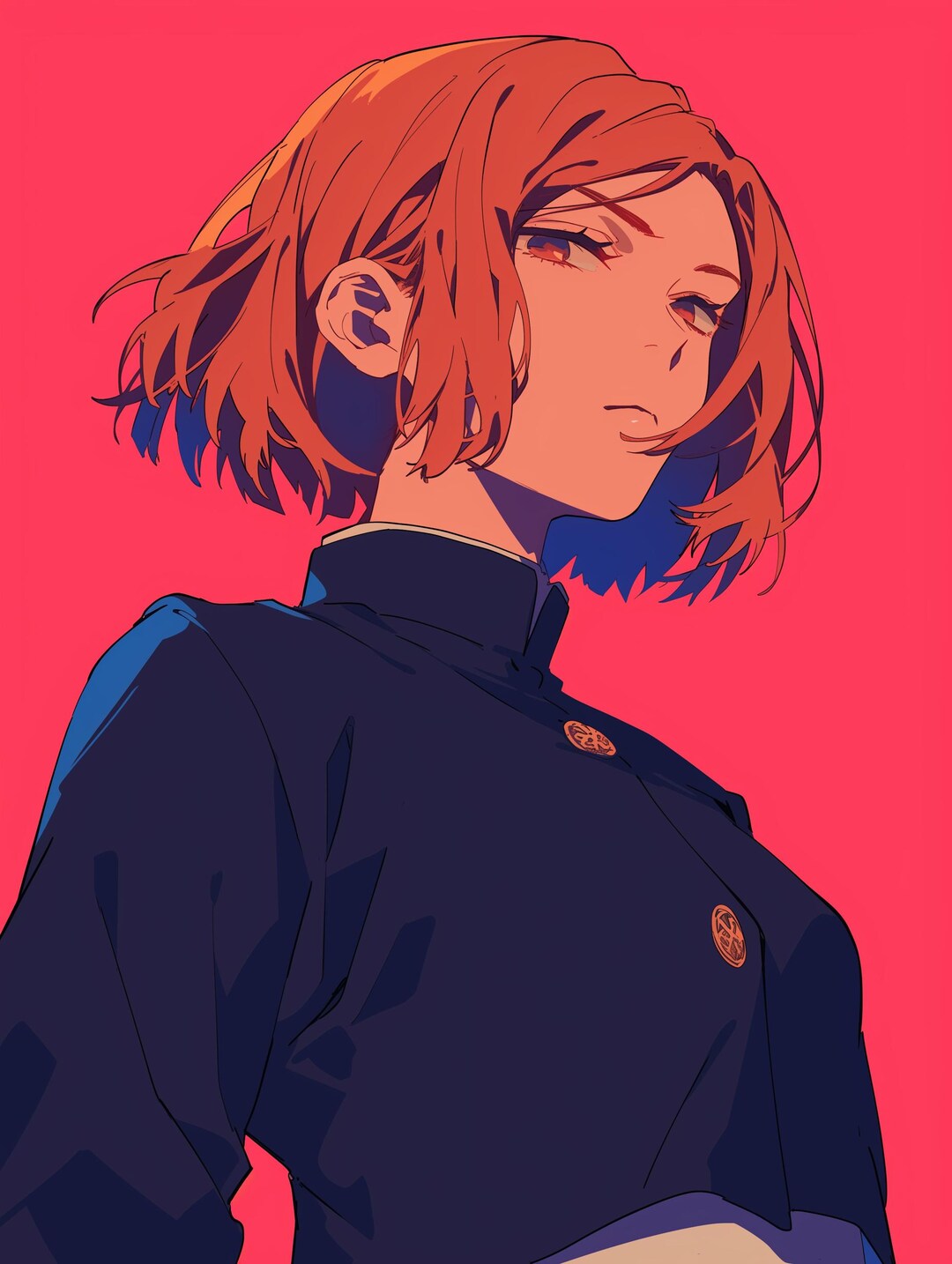 Nobara Kugisaki Anime Poster | Jujutsu Kaisen Wall Art | Premium ...